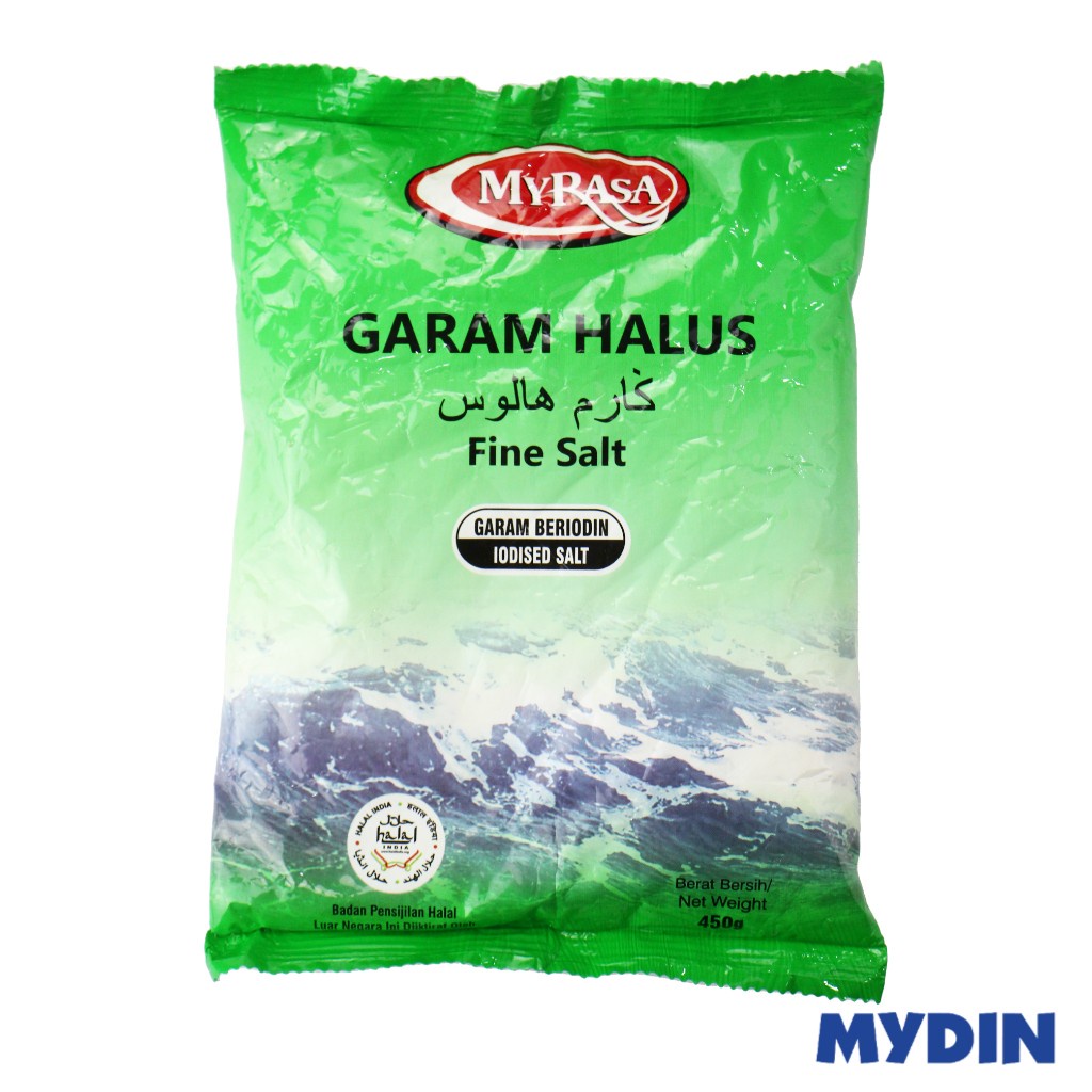 Myrasa Fine Salt Iodised (450g) | Shopee Malaysia