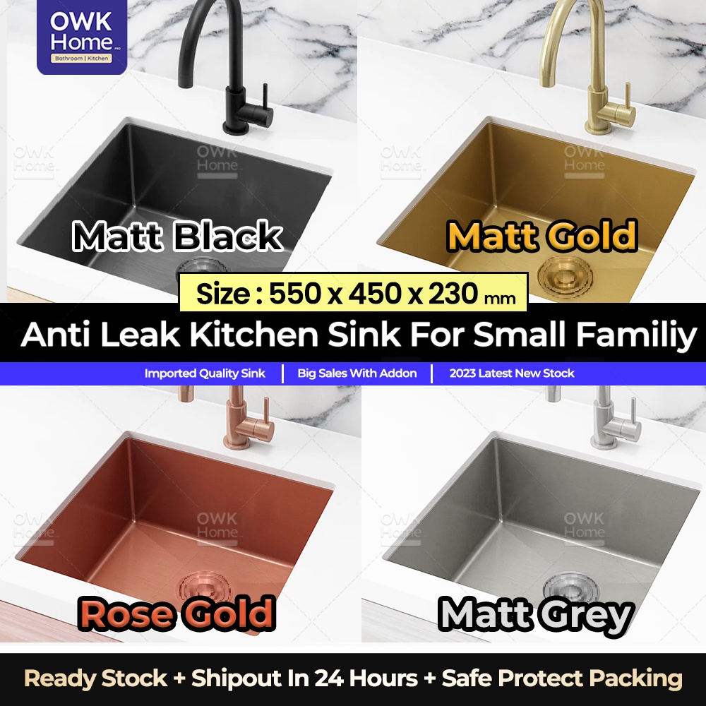 5545 Sinki Dapur | 550mm Kitchen Sink | Sinki Offer | Sinki Murah ...