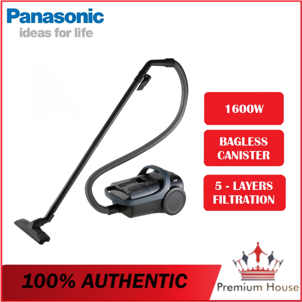 Panasonic 1600W Cyclone Bagless Canister Vacuum Cleaner MC-CL601AV47 MC ...
