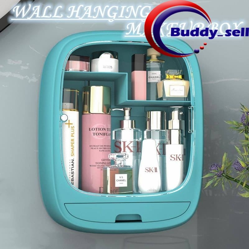 (SQUARE) Wall Hanging Makeup Storage Box Drawer Bathroom Makeup ...
