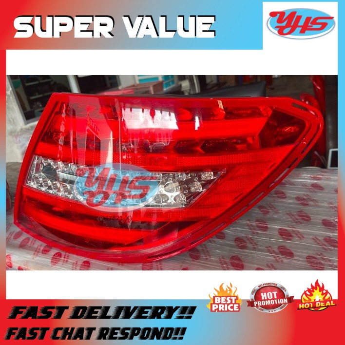 MERCEDES BENZ W204 Tail Lamp Rear Light Taillamp Taillight Car Kereta ...