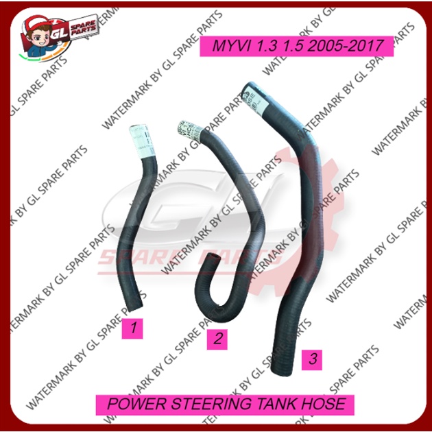 POWER STEERING TANK HOSE PERODUA MYVI 1.3 1.5 2005-2017 LAGIBEST ICON ...