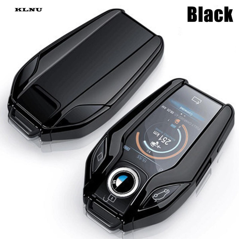 KLNU TPU Car Fully Key Case LED Display Screen Key Cover Case Holder ...