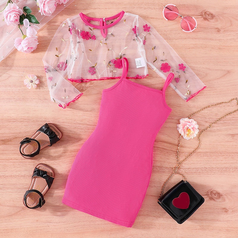 2Pcs Set Baju Budak Perempuan 2 - 7Tahun Baby Girl Casual Fashion Long ...