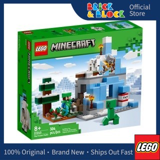 LEGO 21243 The Frozen Peaks | LEGO Minecraft | Shopee Malaysia