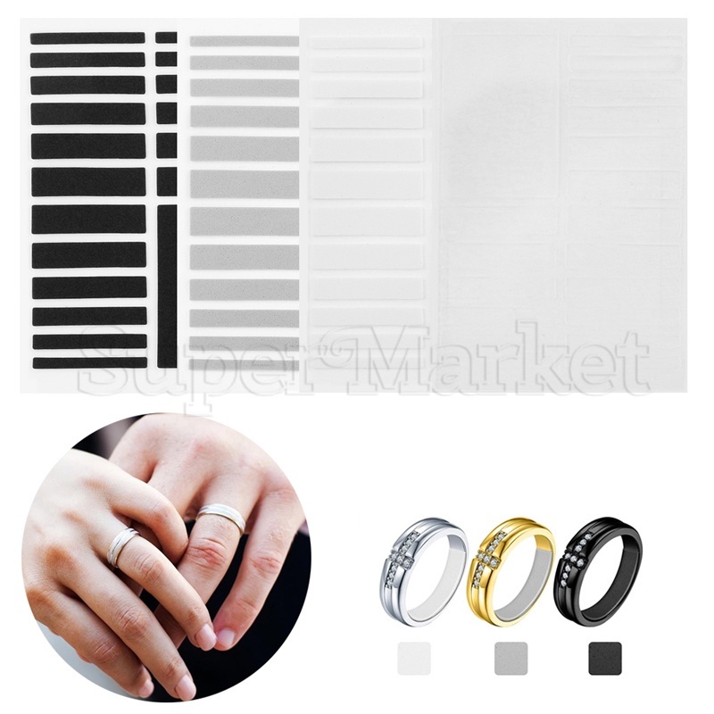 1 Sheet Concealed Inner Ring Adjuster,Invisible Clear Ring Sizer ...