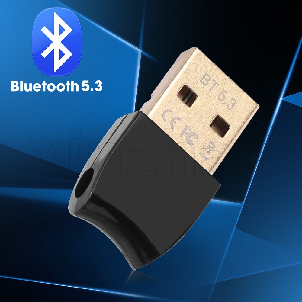 USB Bluetooth 5.3 Adapter for PC / Support Windows11/10/8.1/7 / Plug & Play Bluetooth Dongle ...