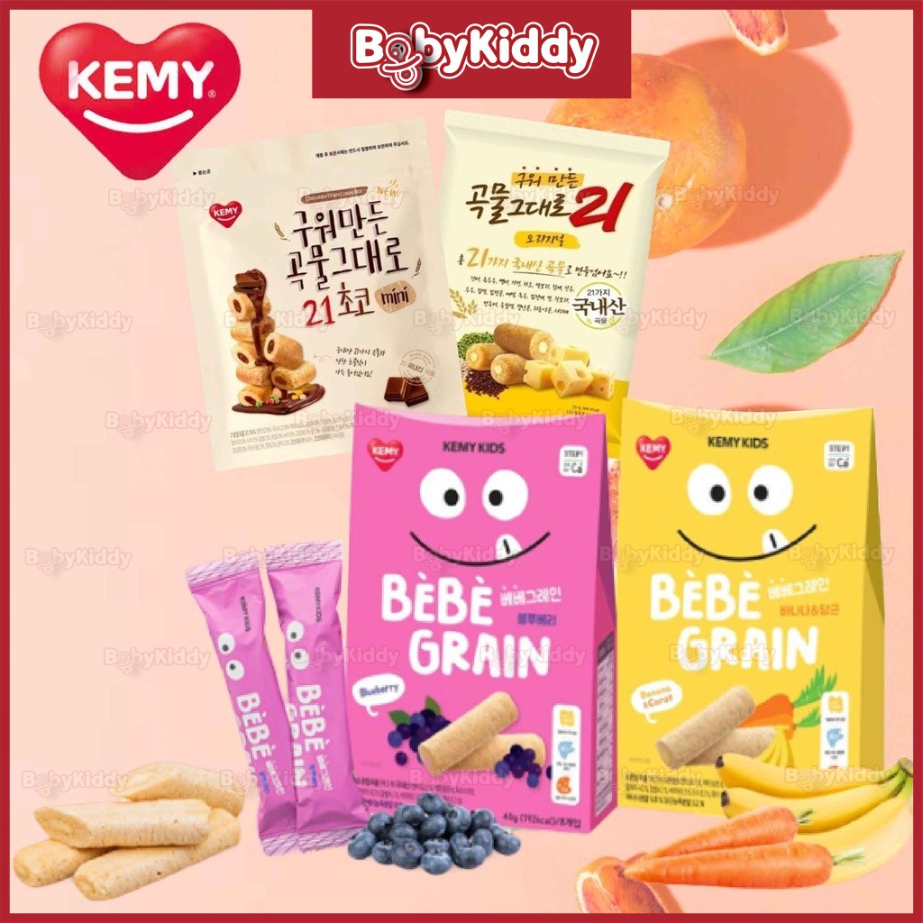 Kemy Baby Kids Bebe Little Grain Blue berry | Baked Grain Crispy Roll ...