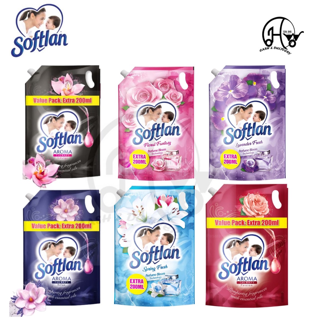 SOFTLAN FABRIC SOFTENER 1500ML/1700ML REFILL | Shopee Malaysia