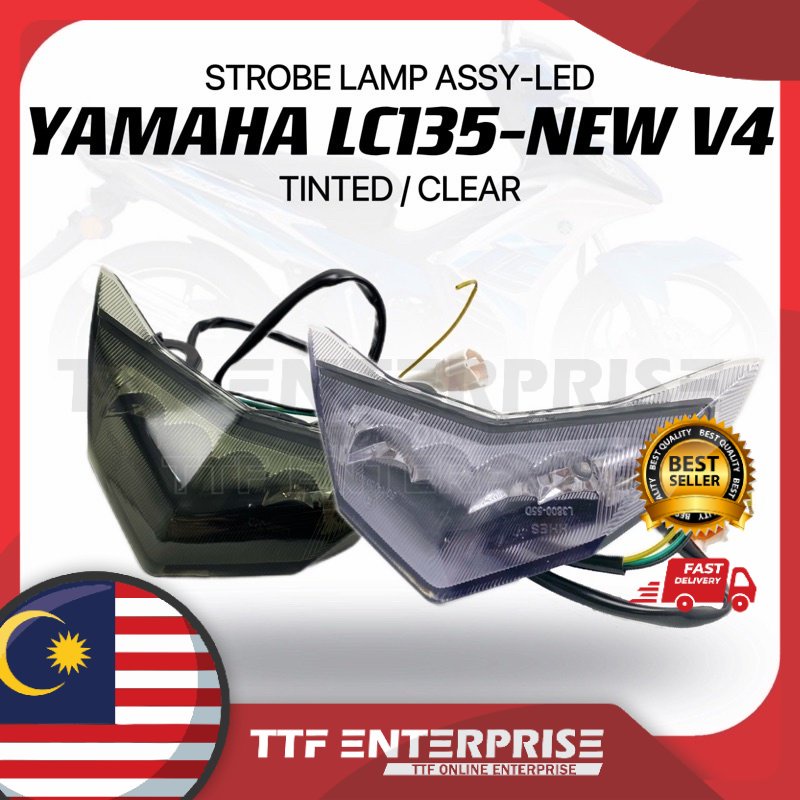 LC135-NEW V4 STROBE LAMP ASSY-LED (CLEAR) / (TINTED) LC135 NEW V4 ...