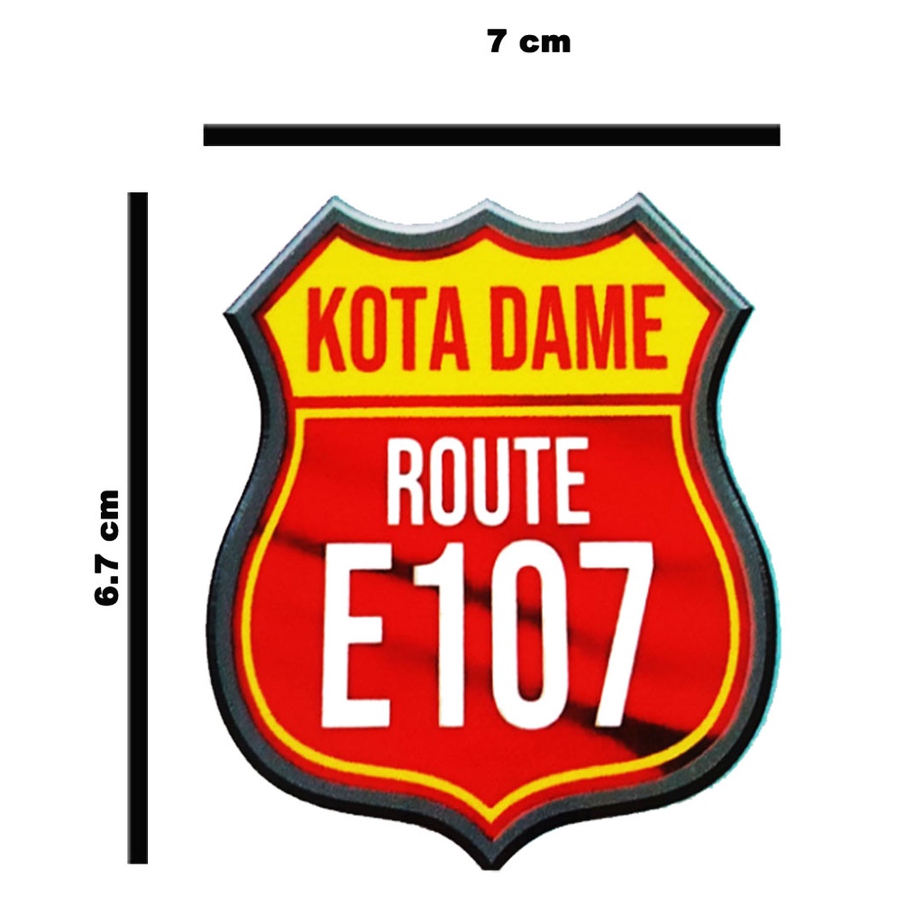 Sticker Motor KOTA DAMANSARA ROUTE E107 ST178 | Shopee Malaysia