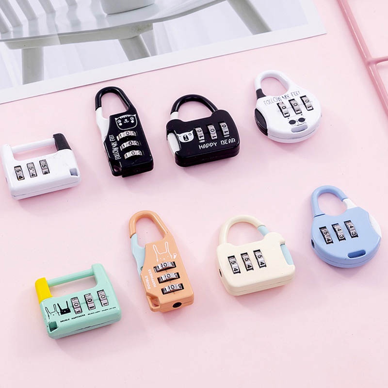 Mini Code Lock Luggage Lock Student Mini Lock Dormitory Padlock ...