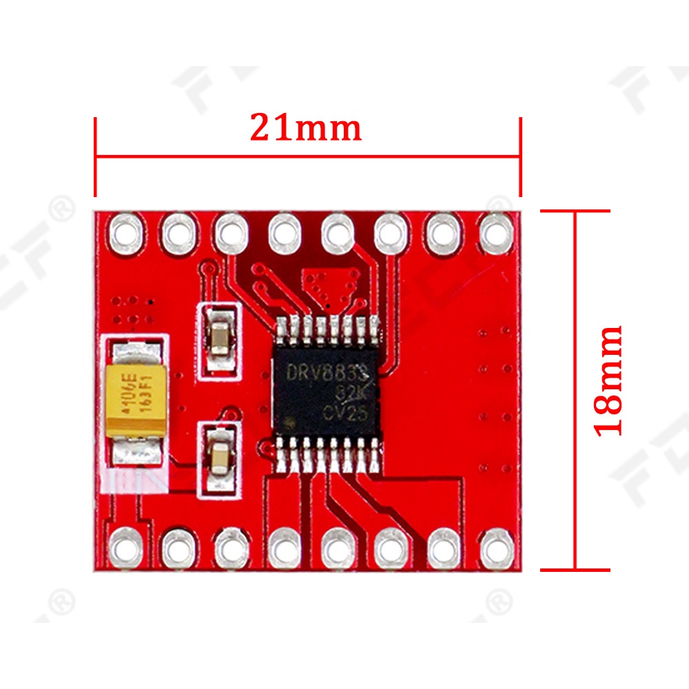 Dual Motor Driver board module small size high performance 1A TB6612FNG ...
