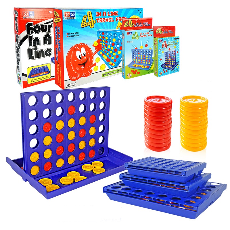 1Set Connect 4 In A Line Board Game Children's Educational Toys ...