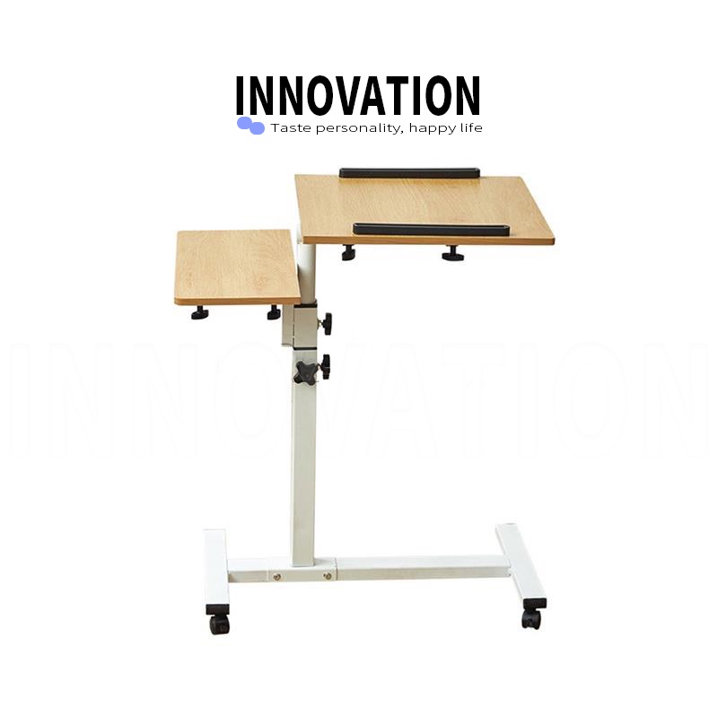 Movable office table Adjustable height Computer table Upgrade foldable ...