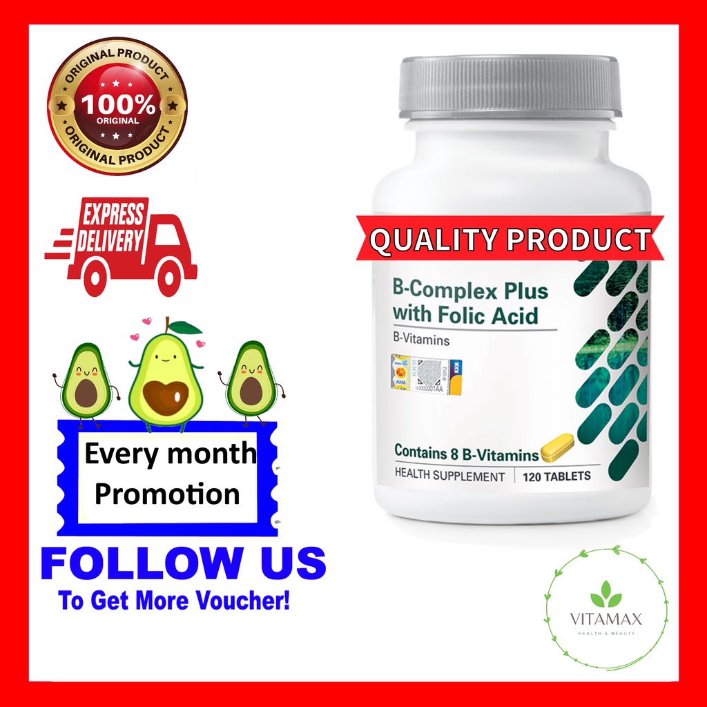 Shaklee B Complex with Folic Acid (Expiry Jan24) | Shopee Malaysia