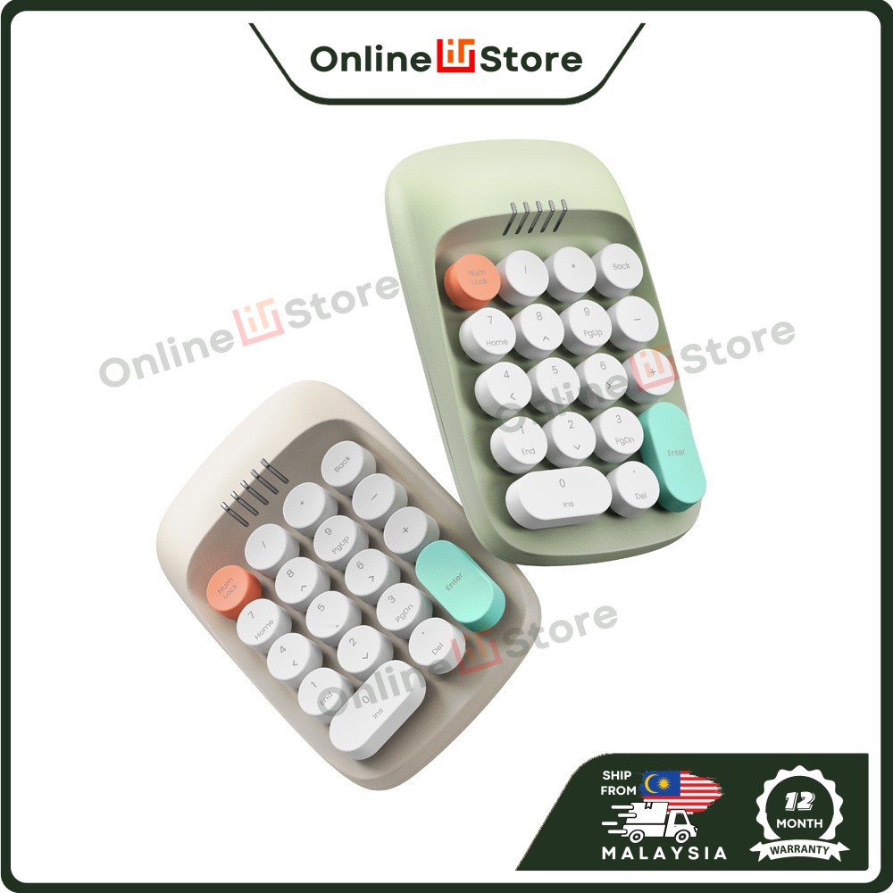 Actto 2.4 Wireless & Bluetooth Dual Mode Numeric Keyboard | Shopee Malaysia