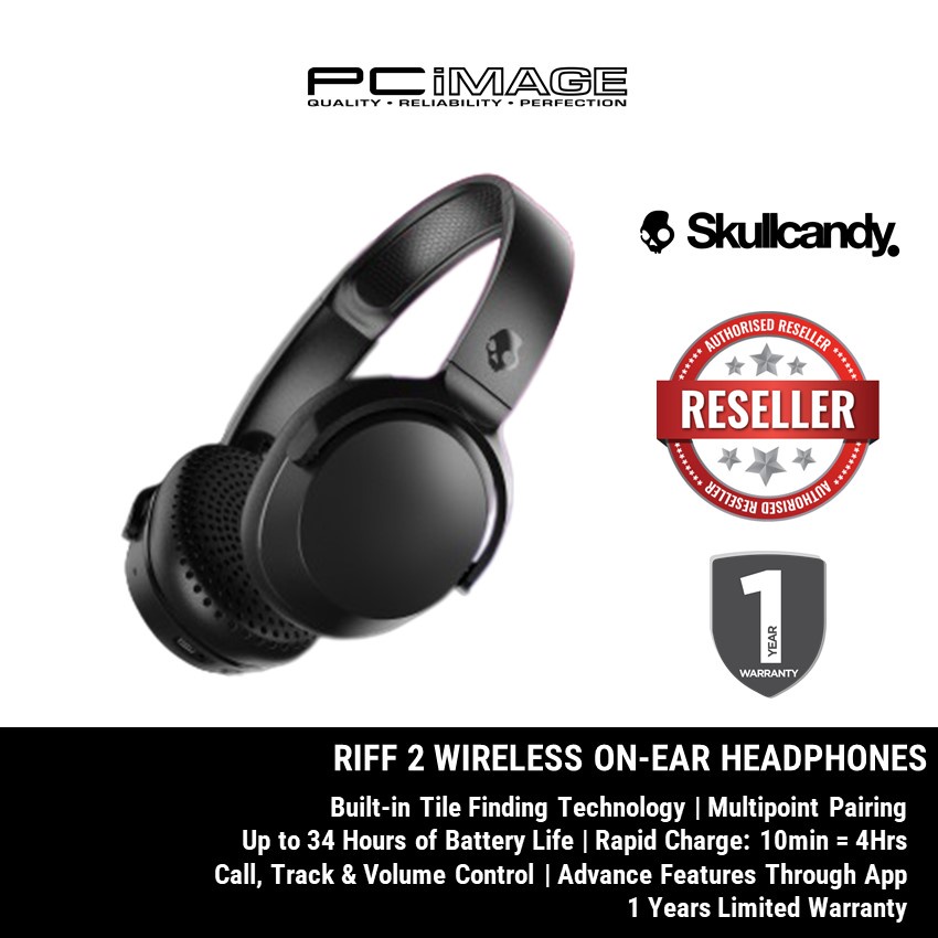 SKULLCANDY RIFF 2 Wireless On-Ear Headphones | Shopee Malaysia