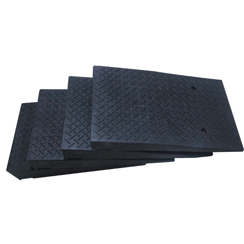 Rubber Rubber Step Mat Ramp Mat Triangle Pad Garage Slope Point Car ...