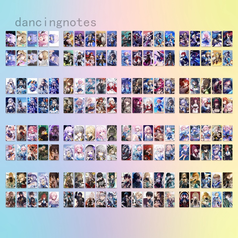DN 10PCS/Set Anime Game Honkai:Star Rail Different Photocard HD Printed ...