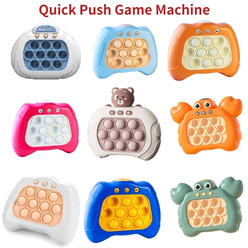 Quick Push Bubble Pop It Pro LED Game eletronic Machine Toys Boys and ...
