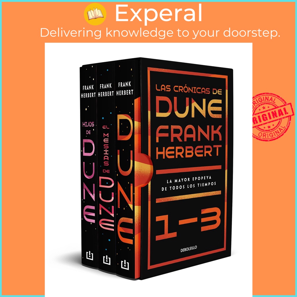 [English - 100% Original] - Estuche Las cronicas de Dune: Dune, El mesias de Dune e Hijos d by ...