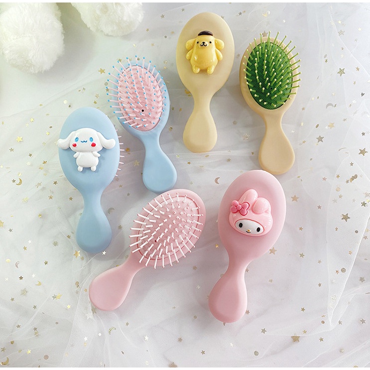 Sanrio Girl Air Cushion Comb Kawaii Kulomi Cinnamorroll Melody Cute ...