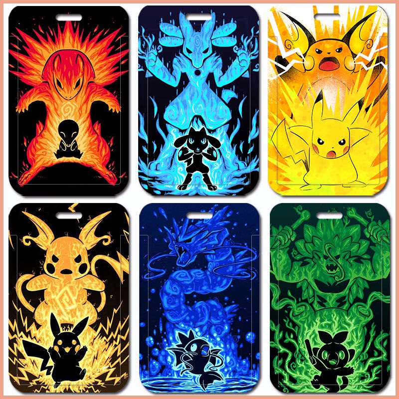 Anime Cartoon Pokemon Magic Baby Pikachu DIY Name Card Student School ...