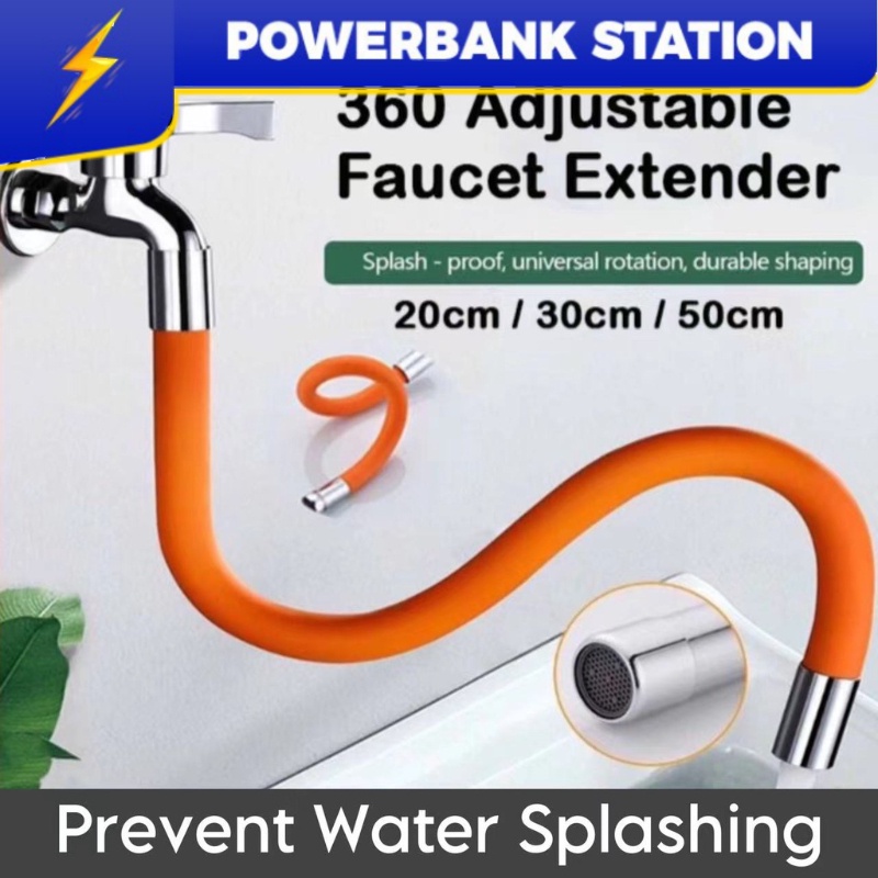 PSB_ Universal Interface Faucet extender 360 Degree Water Tap Extension ...