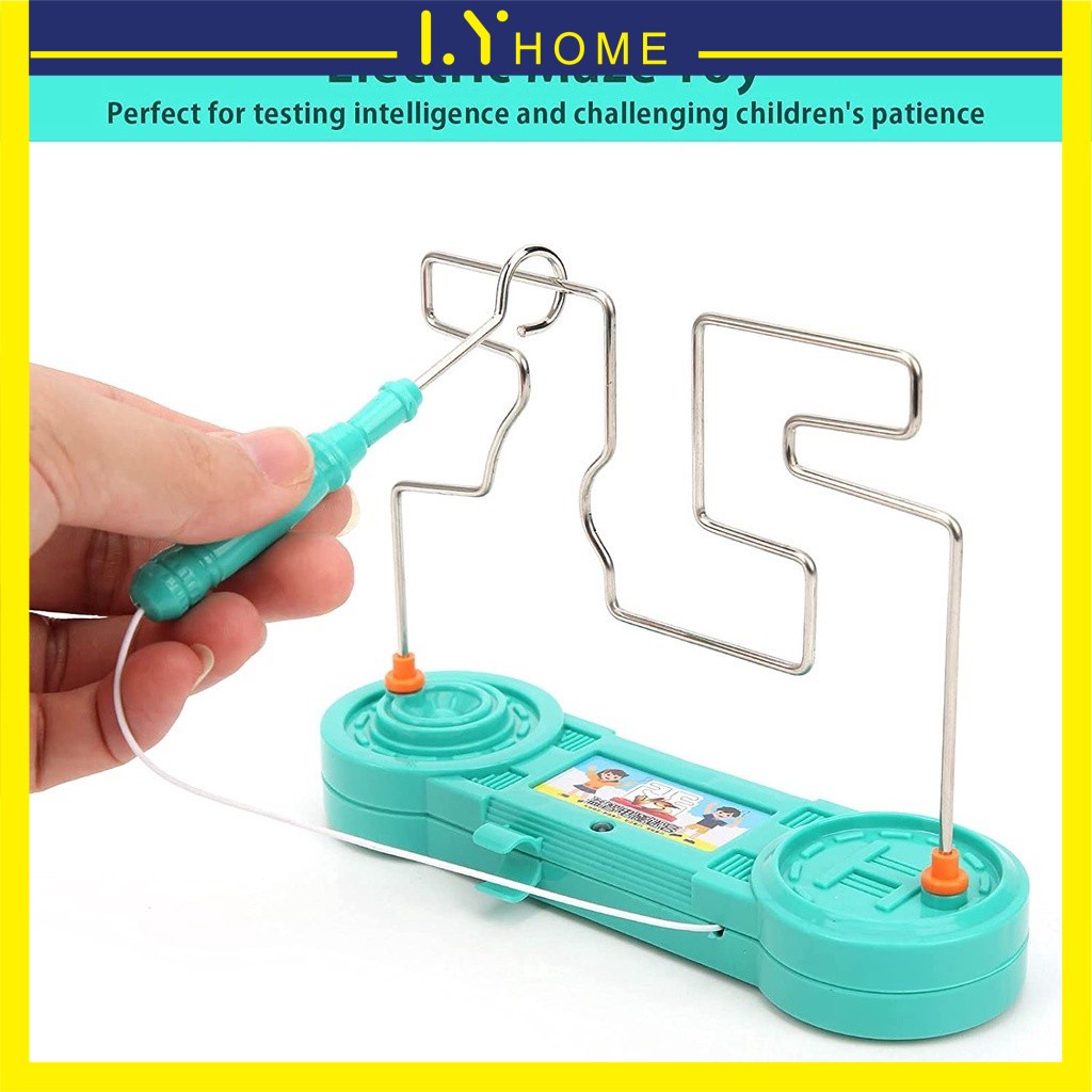 Don't Buzz the Wire Game Test Hand Buzzer Electric Maze Toy Kids ...