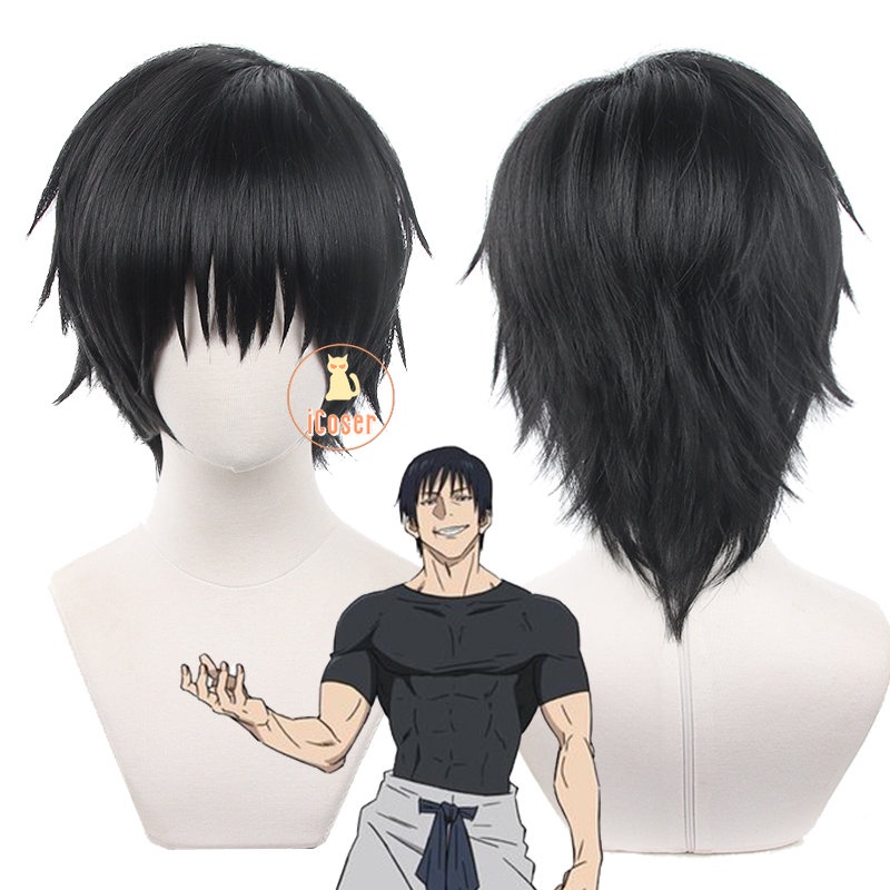 Misscoo Toji Fushiguro Cosplay Wig Anime Jujutsu Kaisen 2nd Season ...