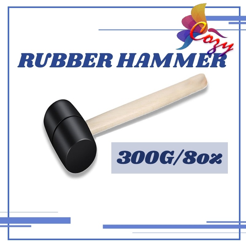 Multifunctional Solid Rubber Hammer with Wooden High Quality Handle ...