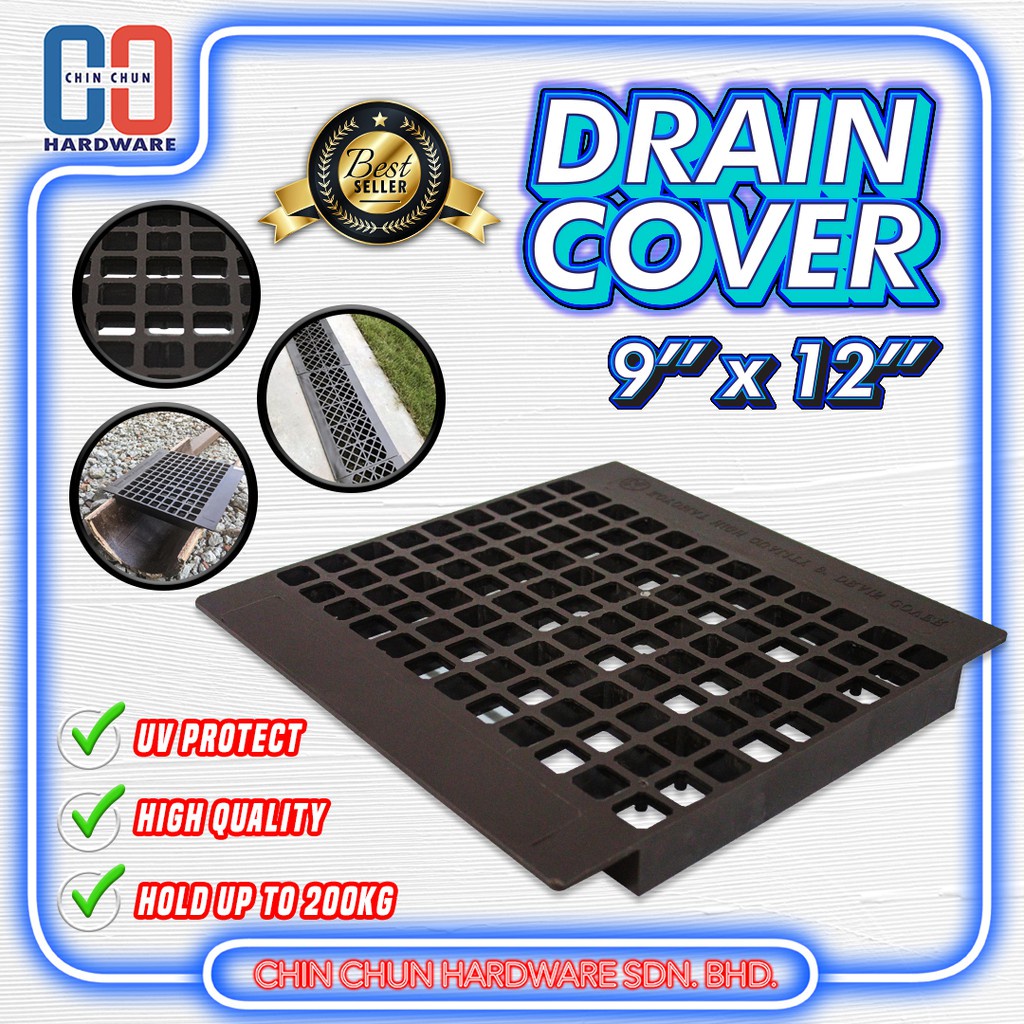 PVC DRAIN COVER 9 x 12" | 9 x 15"| 12 x 12" DRAIN COVER|PENUTUP ...