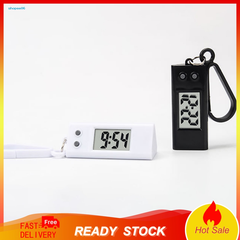 SDRU Electronic Clock Silent LCD Digital Display Triangle Student ...