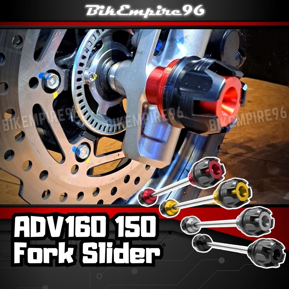 HONDA ADV160 ADV150 VARIO160 Front Fork Wheel Frame Slider Anti Crash ...