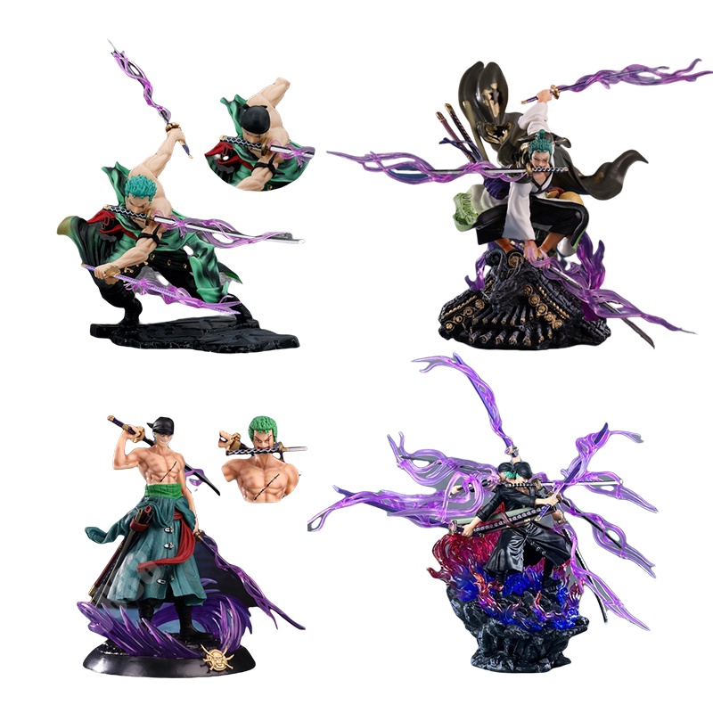 Anime One Piece Gk Zoro Action Figure Articulado Toys Model Dolls ...