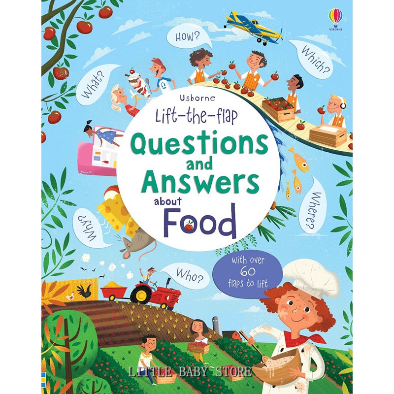Usborne Lift the flap questions and answers about food (with over 60 ...