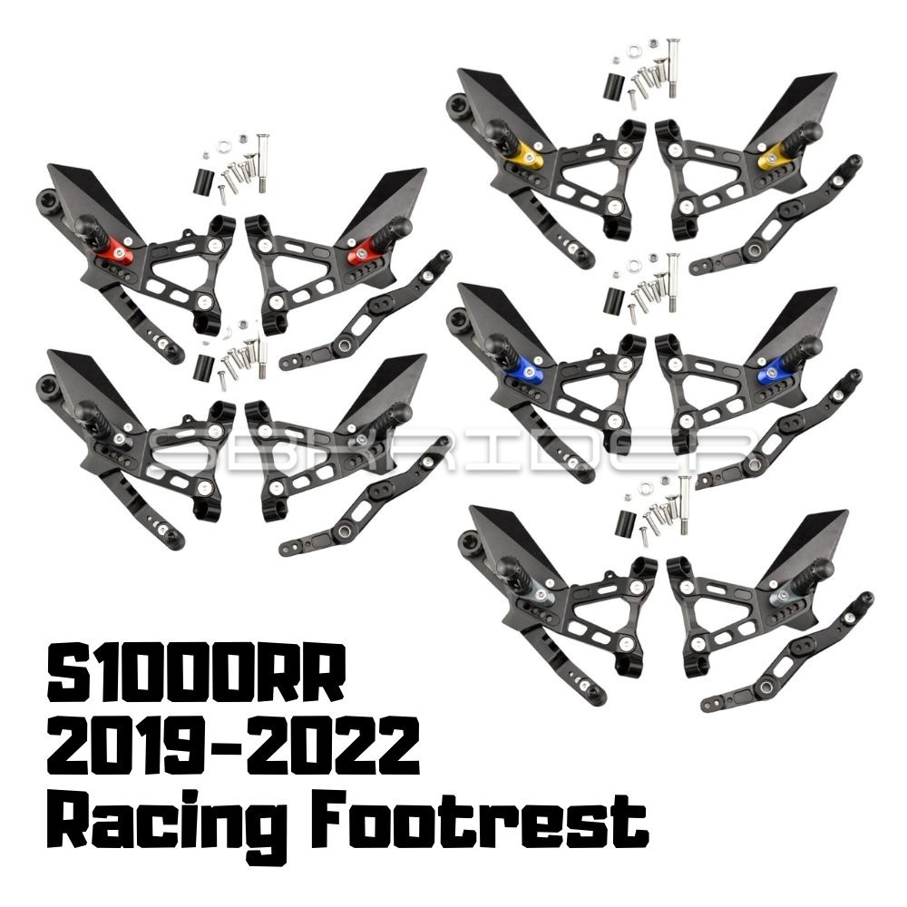 BMW S1000RR 19-22 Racing Footrest Solid Aluminum CNC Sturdy Adjustable ...