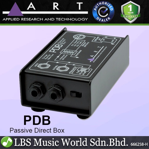 ART Pro Audio PDB Switchable Passive Direct Box DI | Shopee Malaysia
