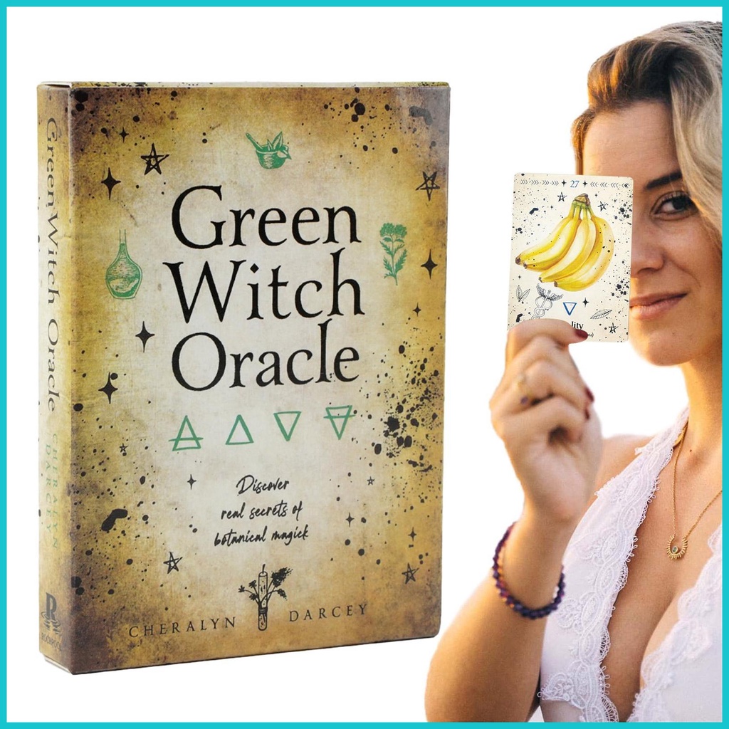 Oracle Deck Green Witch Green Witch Oracle Cards Set 44 Tarot Cards Original Tarot Cards Deck ...