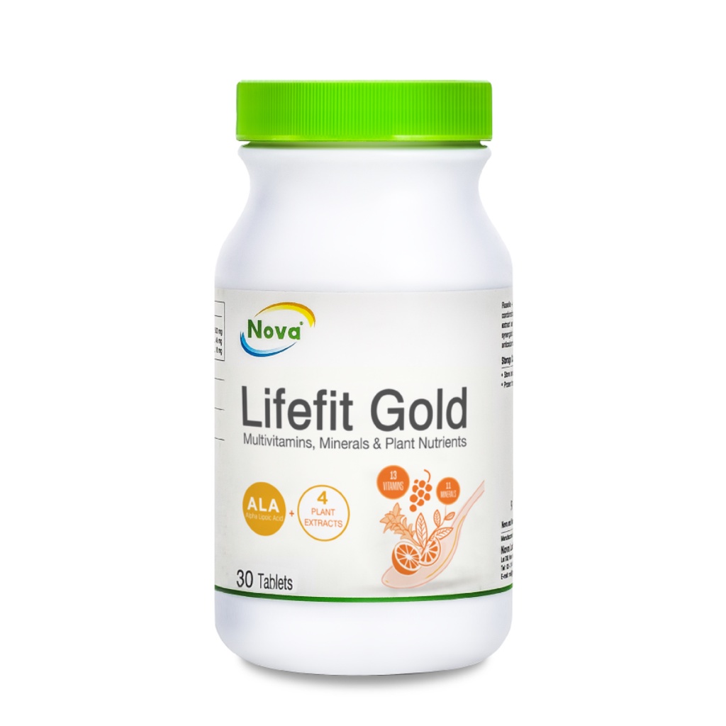 NOVA Lifefit Gold 30 Tablets/100 Tablets (EXP 2024-2025) Daily ...