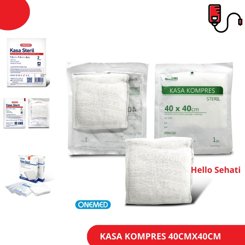 Kassa Onemed Sterile Compress Gauze Sterile 40x40 cm Wound Cover ...