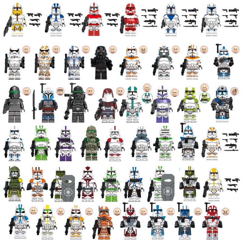 Star Wars Clone Troopers 327 212 501st Legion Minifigures Building ...