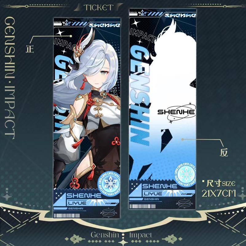 2024 Game Genshin Impact Cards Wriothesley Neuvillette Focalors Furina ...