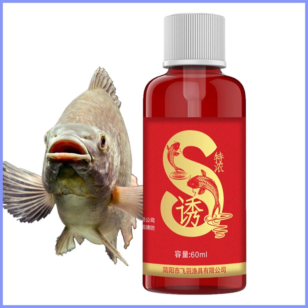 Fish Attractant 60ml Scent Fish Lures Fish Attractant Additive for Carp ...