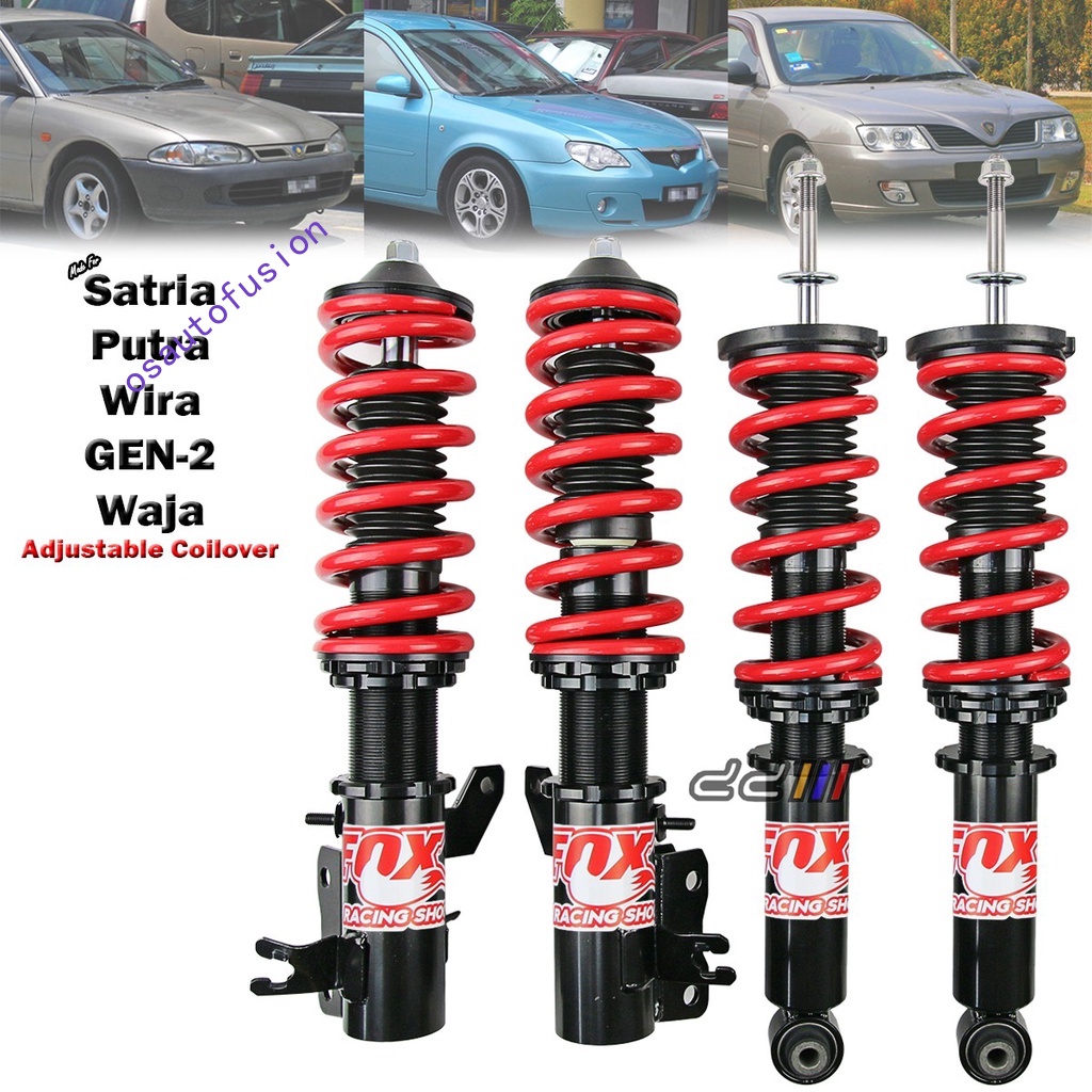 [Stock Sedia] Proton Wira Waja Satria Gen2 GEN 2 FOX Racing Hi Low Body ...