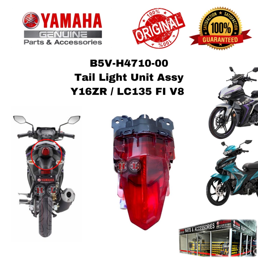 YAMAHA TAILLIGHT UNIT ASSY Y16ZR / LC135 FI V8 ORIGINAL ( B5V-H4710-00 ...