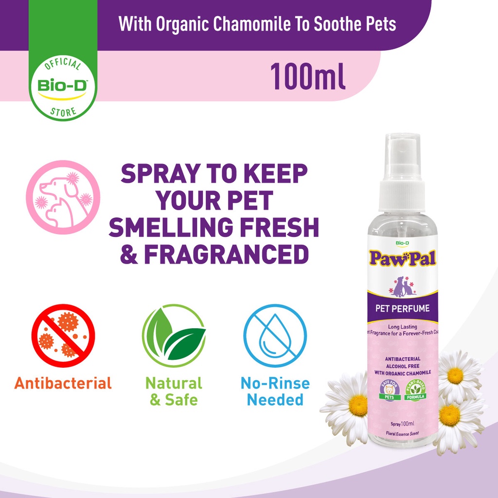 Bio-D PawPal Pet Perfume 100ml (Floral Essence) | Shopee Malaysia