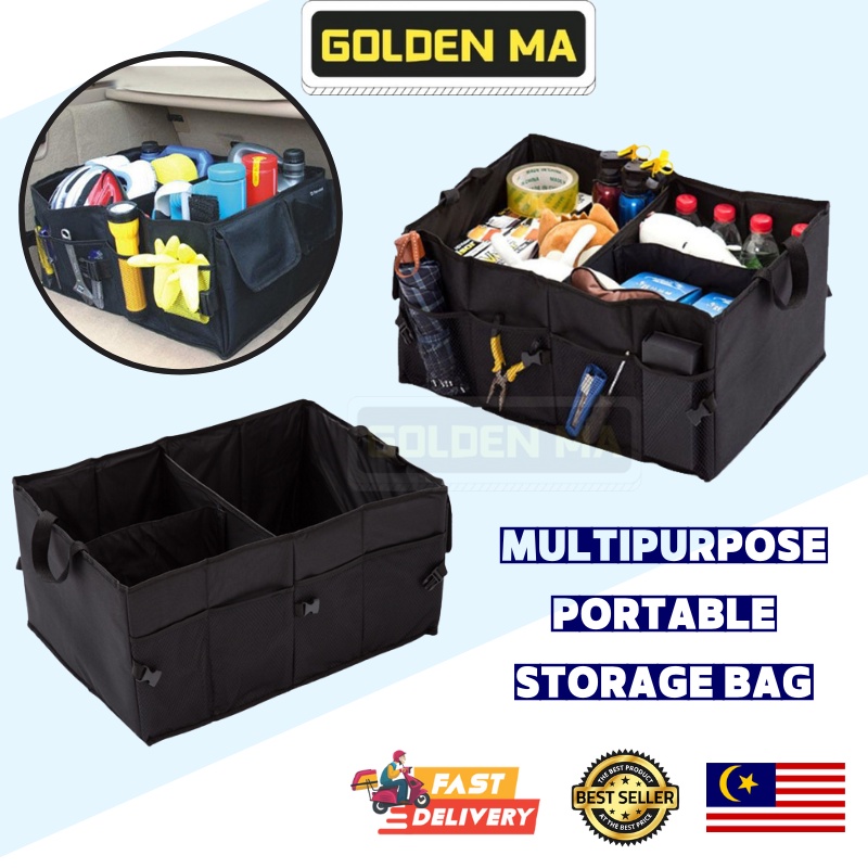 Car Storage Bag Car Vehicle Trunk Storage Pouch Bag Multipurpose ...
