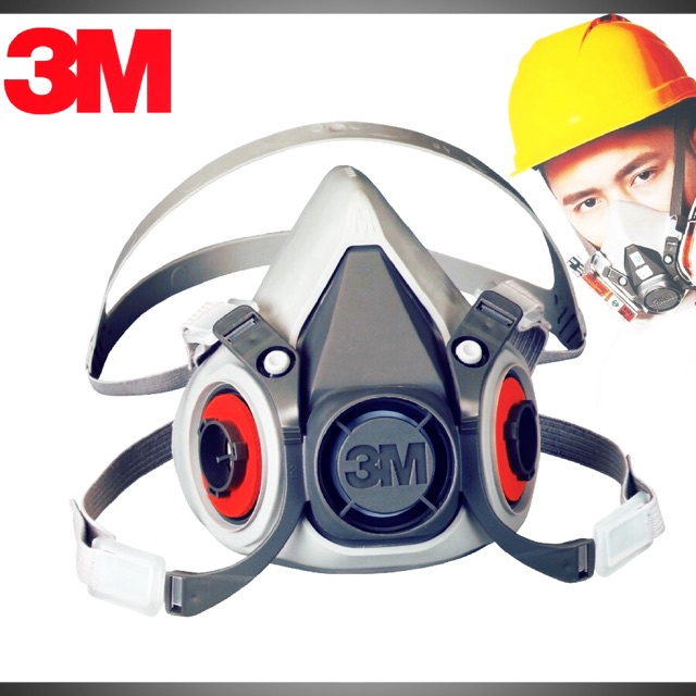 Half Face 3M Respirator 6200 6300 7502 Gas Mask Spray Paint Decoration ...